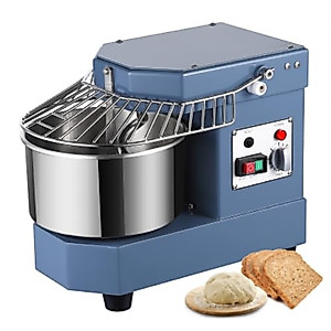 Towallmark Commercial Dough Mixer, 8QT Stainless Steel Bowl, 450W Dual Rotating Dough Kneading Machine with Safety Shield,for Restaurant, Bakeries,Pizzeria