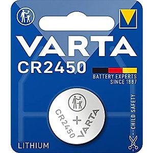 Varta VCR2450 Electronic Lithium 3V Battery for Cameras/MP3 Player and GameBoy (Blue Silver)