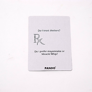 PANDO - The Party Game and Conversation Starter for Friends and Family - Icebreaker Game and Get to Know You Game - Compete to Answer Unpredictable Trivia Questions About Your Friends and Family