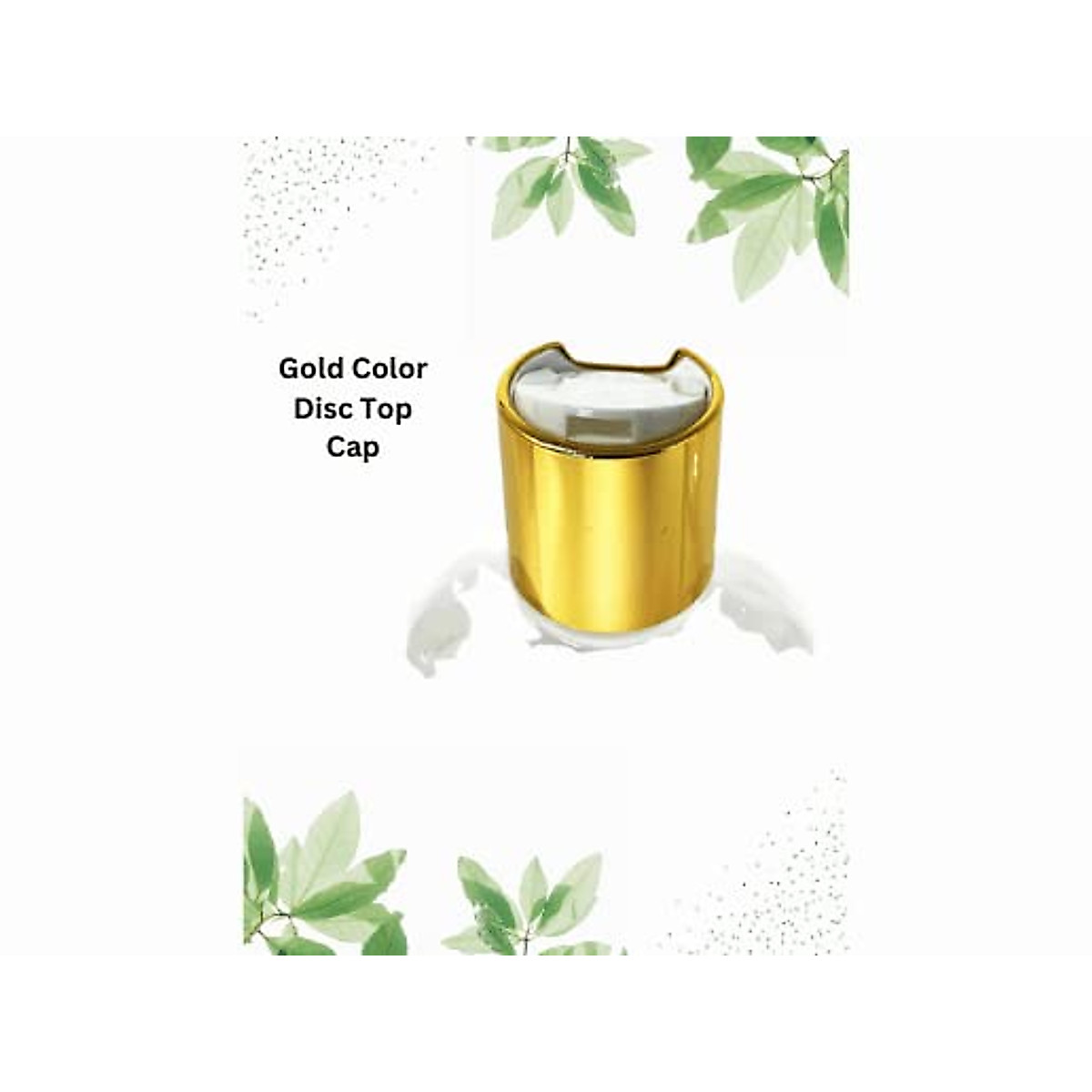 Plastic Bottles 8Oz / 250mL with Disk Top Gold Cap, Pack Of 3 bottles filling Shampoo Conditioner Lotion Oils. PET plastic, BPA free, reusable, Travel Toiletries disinfecting liquid cleaning supplies.