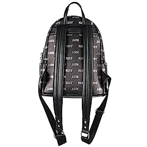 KISS Starchild Demon Spaceman Catman 70s Rock Band Toss Print Mini Backpack