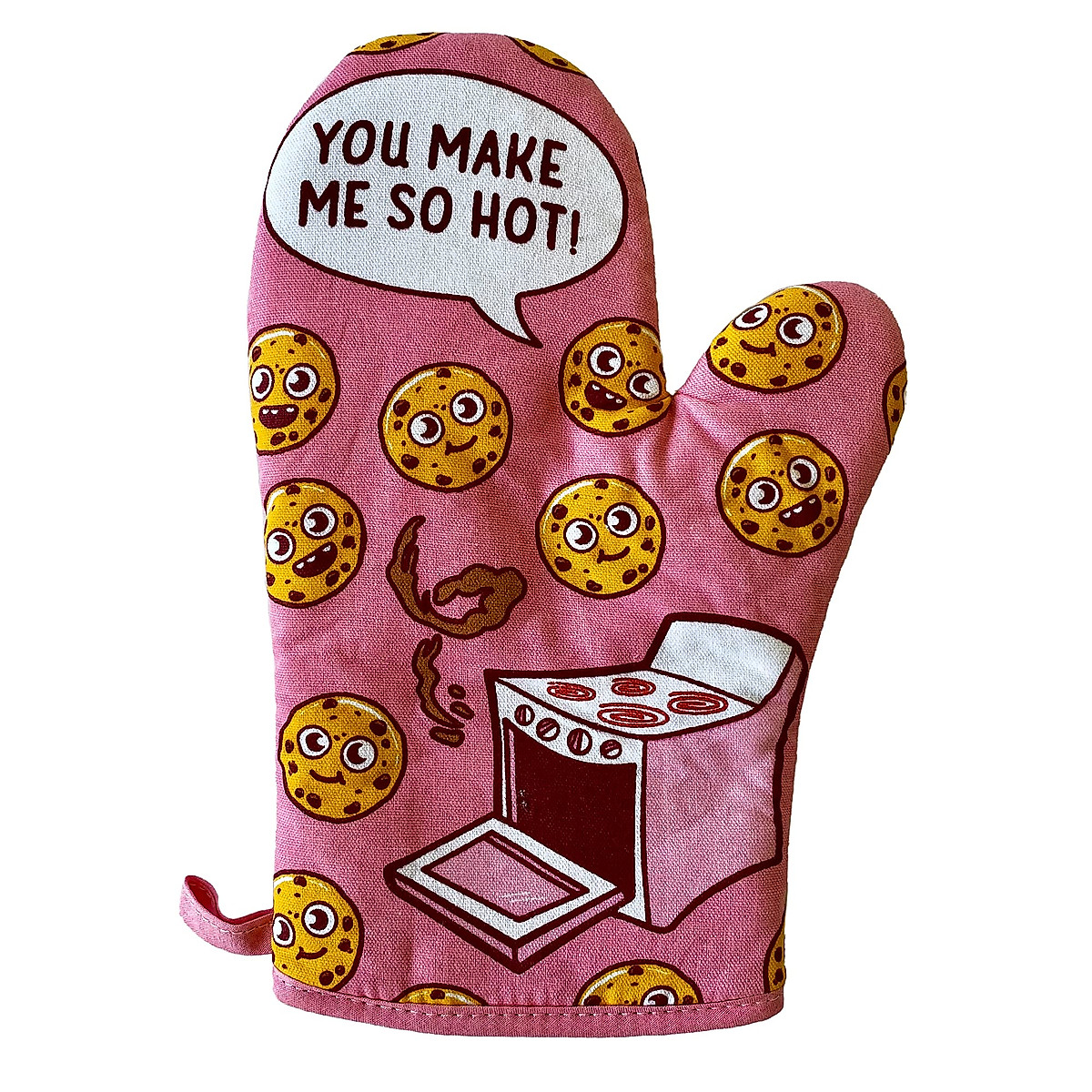 You Make Me So Hot Oven Mitt Funny Baking Cookies Novelty Kitchen Glove Funny Graphic Kitchenwear Food Funny Adult Humor Novelty Cookware Multi Oven Mitt