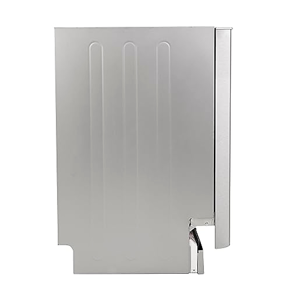 West Bend Dishwasher 18-Inch Built In with 3 Wash Options and 6 Automatic Cycles, Stainless Steel Construction with Electronic Control LED Display, Low Noise Rating, 53 dB, Metallic