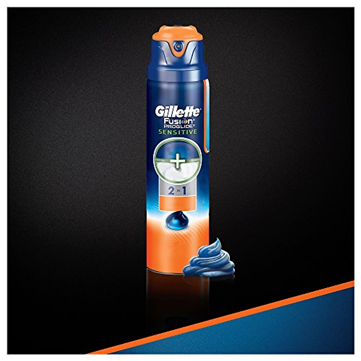 Gillette Fusion ProGlide 2 in 1 Shave Gel Sensitive - 6 oz