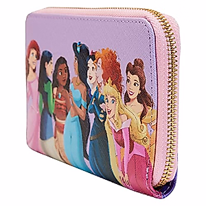 Loungefly Disney Princess Collage Zip Wallet