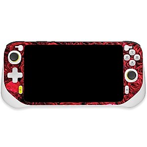 MightySkins Carbon Fiber Skin Compatible with Logitech G Cloud Gaming Handheld - Too Many Roses | Protective, Durable Textured Carbon Fiber Finish | Easy to Apply | Made in The USA