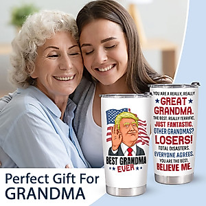 Gifts for Grandma from Grandchildren - Great Grandma Gifts - Grandma Christmas Gifts - Christmas Gifts for Grandma - Grandma Birthday Gifts for Grandma, Grandma Gift Ideas - Grandma Tumbler 20Oz