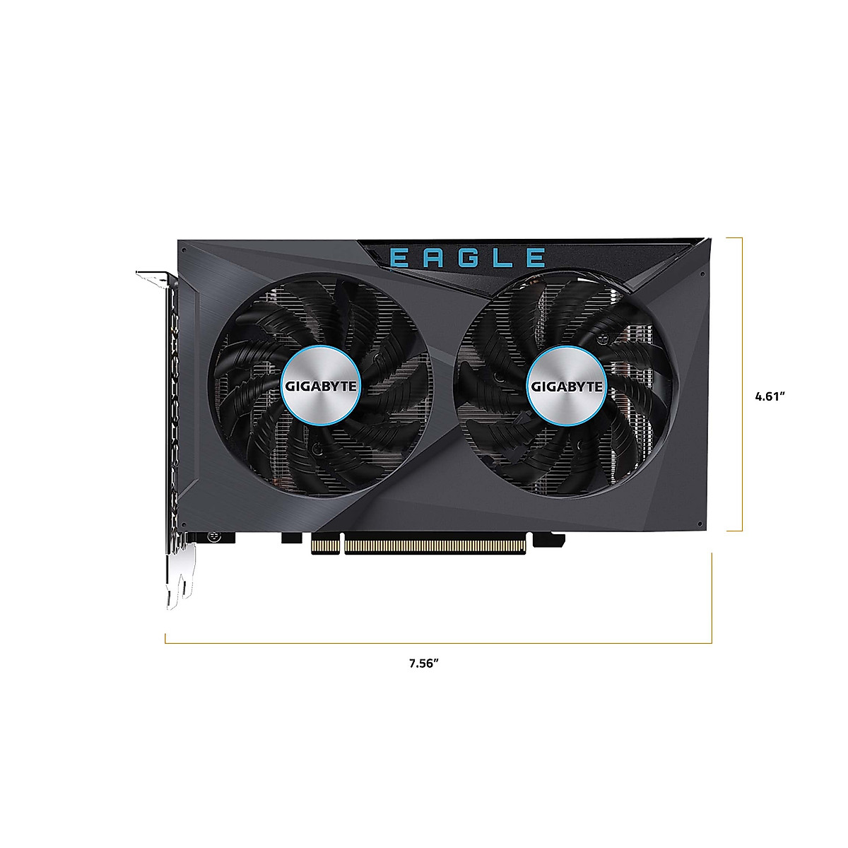 GIGABYTE Radeon RX 6500 XT Eagle 4G Graphics Card, WINDFORCE 2X Cooling System, 4GB 64-bit GDDR6, GV-R65XTEAGLE-4GD Video Card