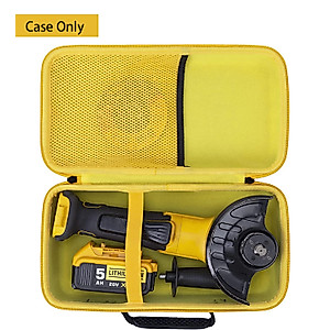 khanka Hard Tools Case Replacement for DEWALT 20V MAX Angle Grinder Tool (DCG413B), Case Only