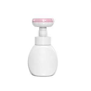 Soap Pump Dispenser 300ml Flower Liquid Soap Dispenser Floral Foam Soap Bottle Pump Plastic Pressing Type Soap Dispenser, for Bathroom Kitchen Home Hotel Bottles Dispenser (Color : Gray)