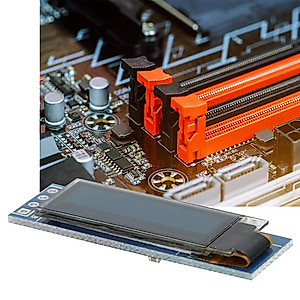0.91in OLED LCD Display Module IIC I2C Serial OLED Full Color White/Blue LCD Module 128 x 32 for AVR PIC STM32(Blue)