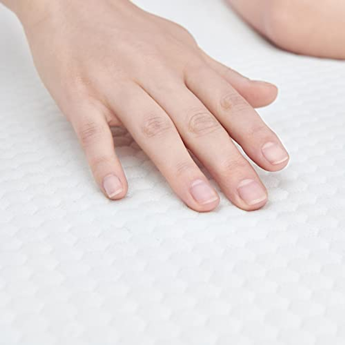 Molblly Folding Mattress, Tri-fold Gel Memory Foam Portable Mattress Topper with Washable Cover, Foldable Camping Mattress Guest Bed - Twin 75"X38"X3''