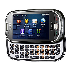 AT&T Unlocked Pantech Ease P2020 No Contract GSM Sliding Keyboard Touchscreen 2G Cell Phone