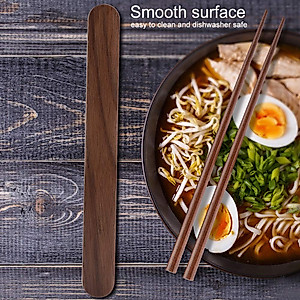 Wooden Chopsticks Set, Wooden Reusable Chopsticks Set with Chopsticks Case Easy to Carry Eco-friendly