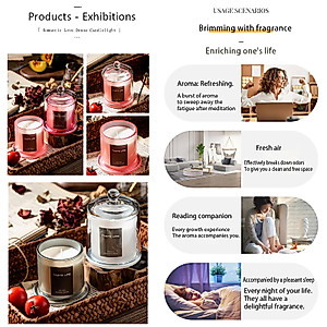 Miracle TQ Aromatherapy Candle Plant Soy Wax 150g Home Gift Accompanying Gift SPA Bath Yoga Creative Arrangement English Pear Freesia and Other Fruity Woody Floral Scent (Lime Basil & Citrus)