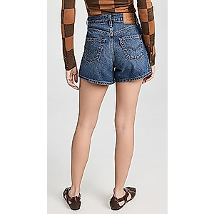 Levi's Women's 80s Mom Shorts, You Sure Can, Blue, 27