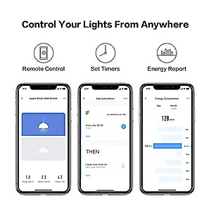 Aqara Smart Light Switch (with Neutral, Double Rocker) Plus Aqara Hub M2, Zigbee Switch, Remote Control and Set Timer for Home Automation, Compatible with Alexa, Apple HomeKit, Google Assistant