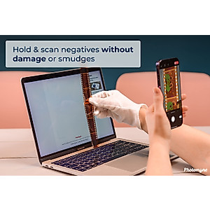 PHOTOMYNE Photo Handling Cotton Gloves for delicate items | Moisturizing Cotton Gloves For Dry Hands For Overnight Night | Multi use cotton gloves - 3 pack