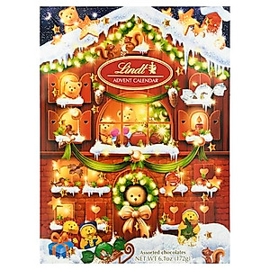 Lindt Holiday Chocolate Teddy Bear Advent Calendar, 6.1 oz. (2021)