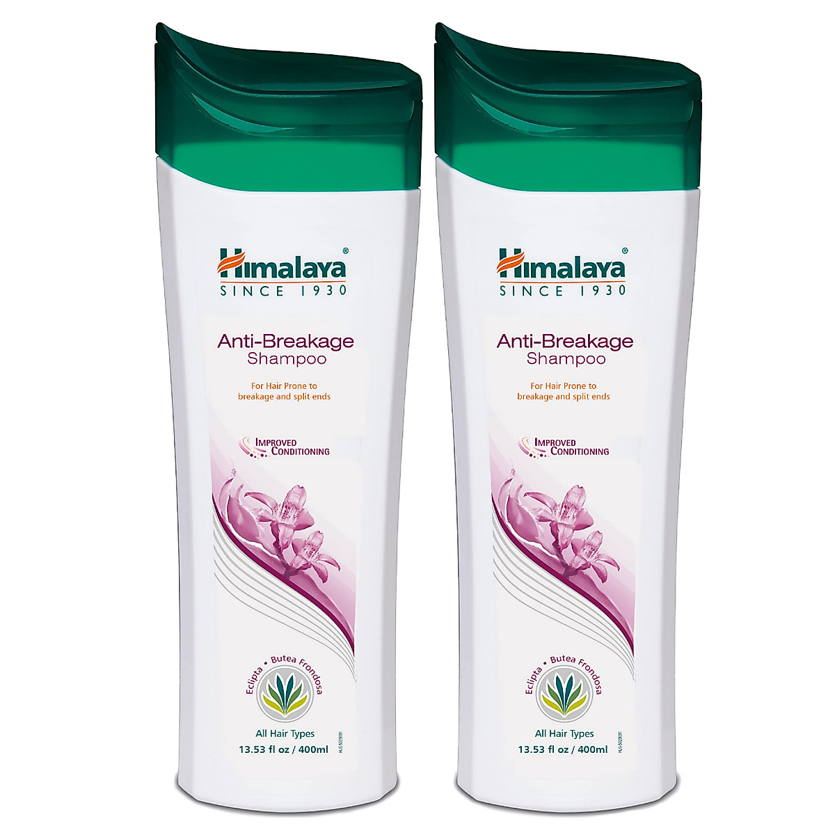 Himalaya Anti- Breakage Shampoo, Repairs Damaged, Brittle Hair and Split-ends, 13.53 oz/400 ml, Pack of 2