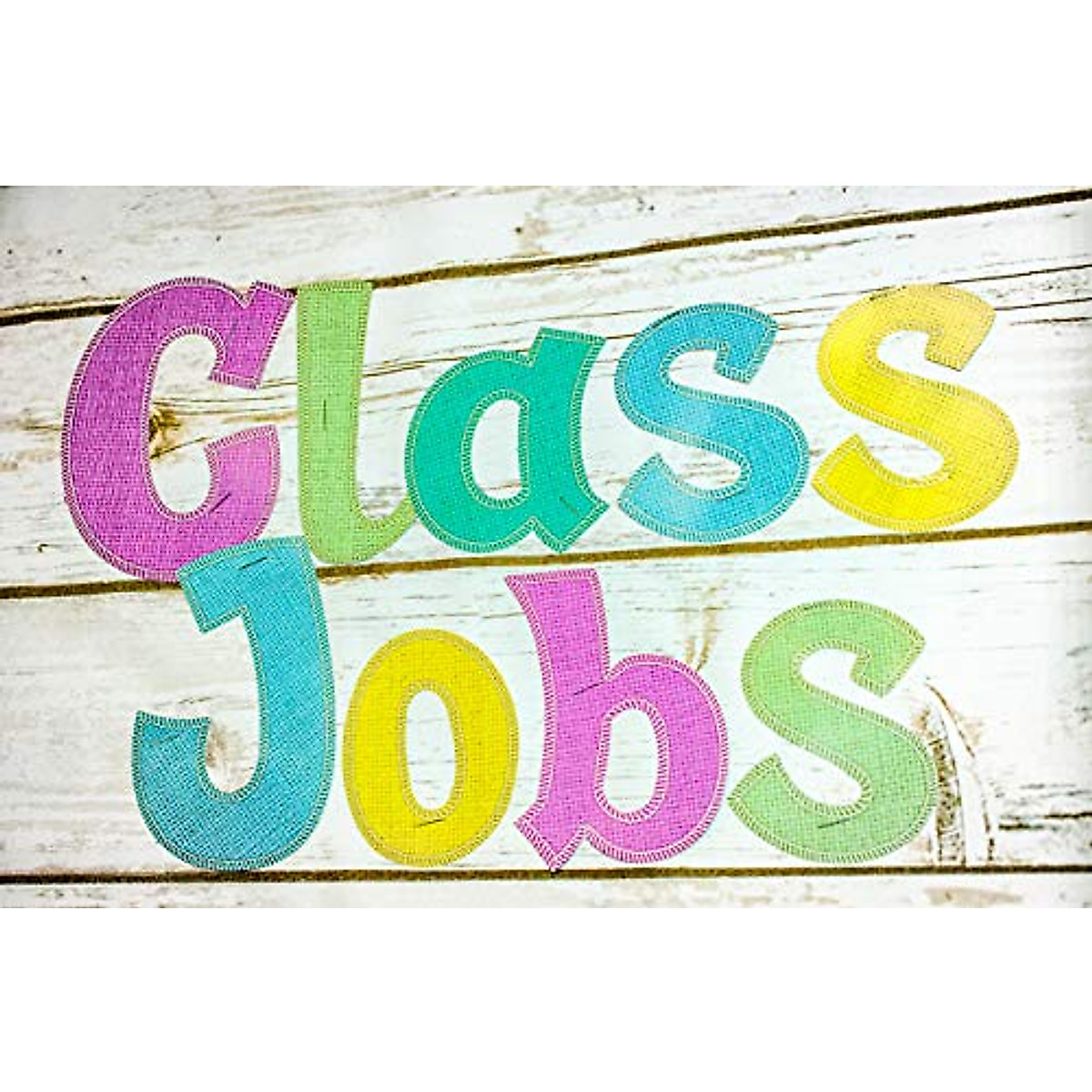 Teacher Created Resources Shabby Chic 5-Inch Sassy Font Letters (77161)