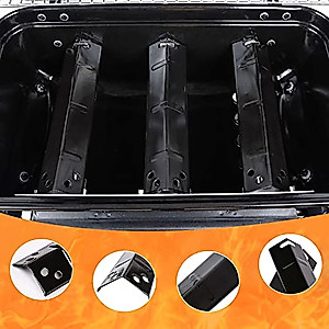 Hisencn Grill Replacement Parts for Expert Grill 3 Burner Walmart XG10-101-002-02, Porcelian Steel Cooking Grate and Heat Plates for Walmart Expert Grill Parts