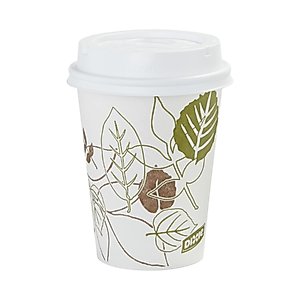 Disposable Hot Cup,8 oz.,White,PK500