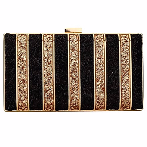 YYW Evening Clutch Bag, Womens Wedding Purse Bridal Prom Handbag Party Bags Sequin Bag