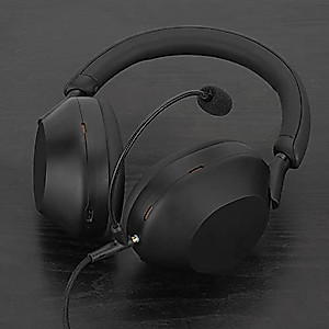 GEEKRIA Boom Mic Headphones Cable Compatible with Sony WH-1000XM5 1000XM4 1000XM3 XB910N XB900N CH710N, 3.5mm Jack Nylon Braided Replacement Cord with Boom Microphone for Gaming & Meeting (5.6 ft)