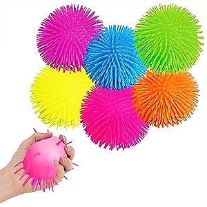 Rhode Island Novelty 5 Inch Puffer Balls Set of 6