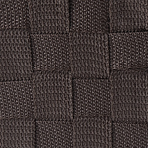 Whitmor Espresso Woven Strap Shelf Storage Tote Basket