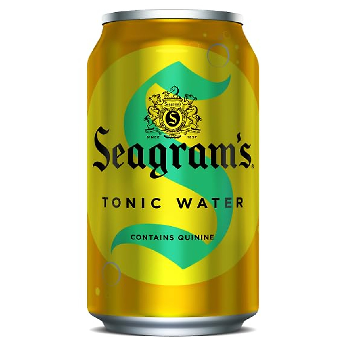 Seagram's Tonic Water, Contains Quinine, 12 oz Can (Pack of 18, Total of 216 Oz)