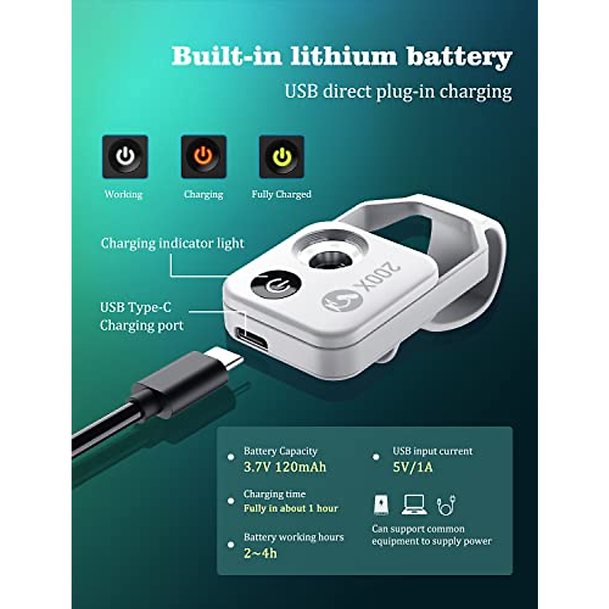 Phone Microscope with CPL Lens/LED Light,200X Pocket Microscope with Universal Phone Clip Compatible with iPhone/Andriod Phone-The Best Portable Microscope to Enjoy Microworld for Kids and Adults