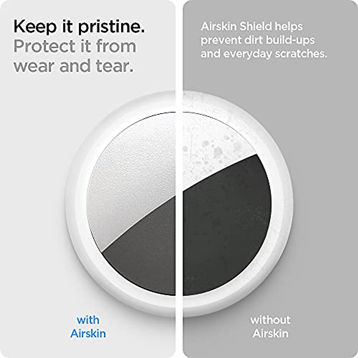 Spigen Protective Film [AirSkin Shield] designed for AirTag (2021)(4 Front) - Clear Matte