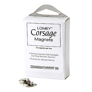 Lomey Corsage Magnets 12 Per Package