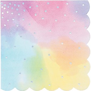 Iridescent Party Napkins, 48 ct