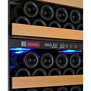 Allavino Wine Refrigerator, 99 Bottle, Stainless Steel
