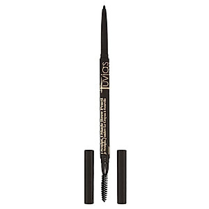 Juvia's Place iSculpt, iShade Ebony - Eyebrow Pencil Liner with Spoolie Brush, Eyebrow Makeup, Brow Pencil Definer, Waterproof Eyebrow Pencil, Eyebrow Filler Pencil, Brow Liner Pencil