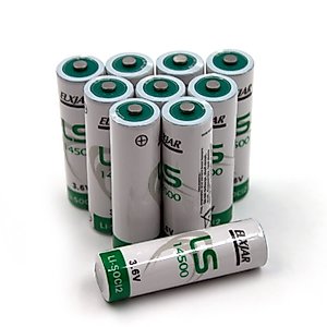 elxjar (10-Pack) 3.6V LS14500 ER14505 Battery, Water Electricity Meter PLC Facility Equipment Spare Generic Batteries