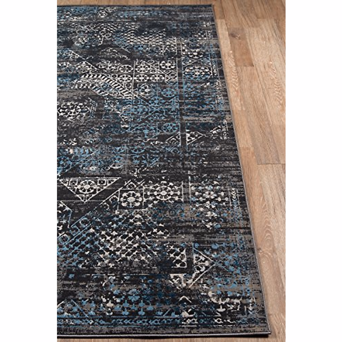Momeni Rugs Juliet Collection Area Rug, 7'6" x 9'6", Charcoal
