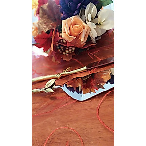 Leaf Design 2 Tone Cake Set