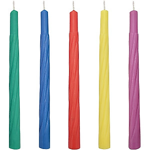 The Dreidel Company Jerusalem Hanukkah Candles Menorah Candles Chanukah Candles 44 for All 8 Nights of Chanukah (Single)