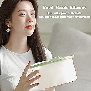 ZEGROA Reusable Silicone Food Storage Container Bags Microwave, Dishwasher and Freezer Safe Plastic Fruit, Marinate Meat, Cereal, Sandwich, Snack, Travel Items space gray