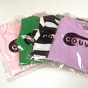 COUVER Unisex Baby Infant Toddler Long Sleeve Lap Shoulder Solid Color Bodysuit Onesie,Golden Yellow,12 Months