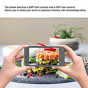 Bewinner S22 Unlocked Smartphone, 5.0in HD Screen 2GB RAM 32GB ROM Dual SIM Card 3G Cellphone with Face Recognition for Android 6.0(Light Blue)