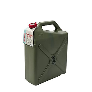 Reliance Products Desert Patrol 6 Gallon Rigid Water Container, Green , 14.8 Inch x 6.3 Inch x 19.0 Inch