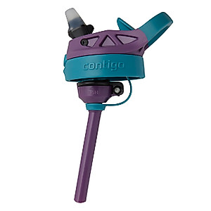Contigo Kids’ Easy-Clean AUTOSPOUT Straw Water Bottle; BPA-free, robust water bottle; 100% leak-proof; easy-clean; ideal for daycare, preschool, school and sports; 14 oz