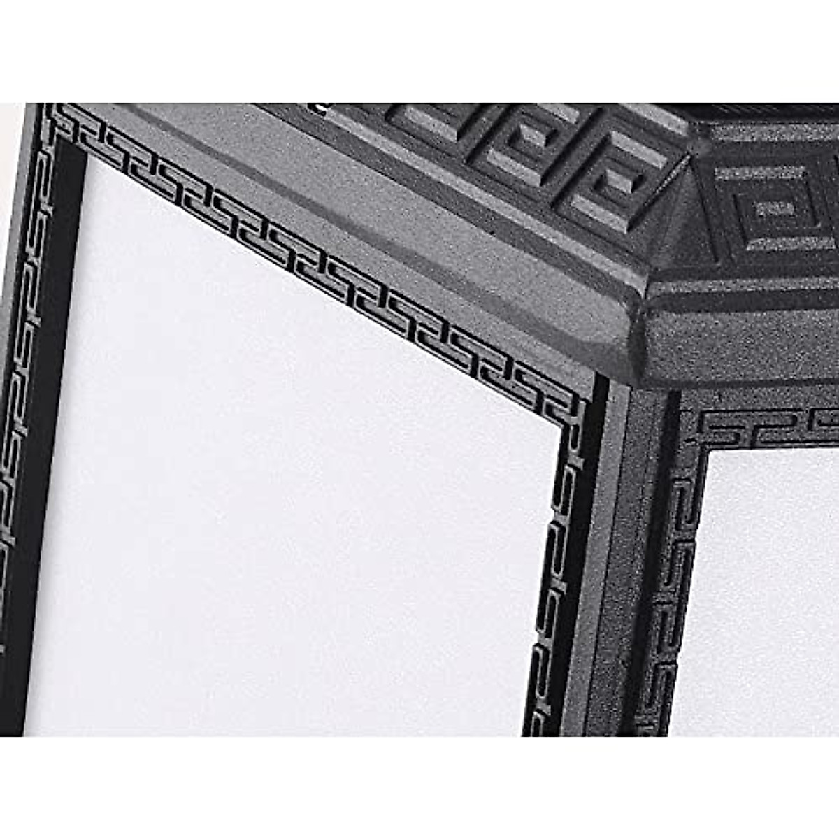 JSBDPHW Simple Aluminum Square Pillar Lamp E27 Lamp Base Outdoor Garden Wall Post Light Waterproof IP55 Villa Gate Column Light Lawn Light Landscape Light