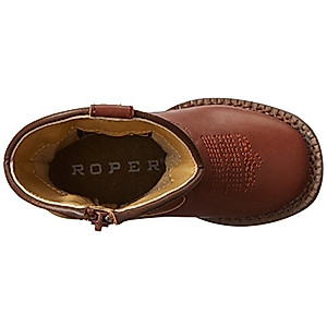 ROPER Boys Texson - K Traditional Cowboy Boots, Brown, 3 Little Kid US