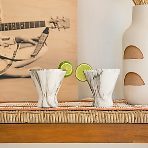 BrüMate MargTini 10oz Martini Margarita Tumbler - Made With Vacuum-Insulated Stainless Steel (Guava)